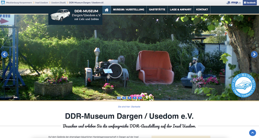 DDR-Museum Dargen / Usedom e.V. - Öffnungszeiten | Preise | Alle Infos
