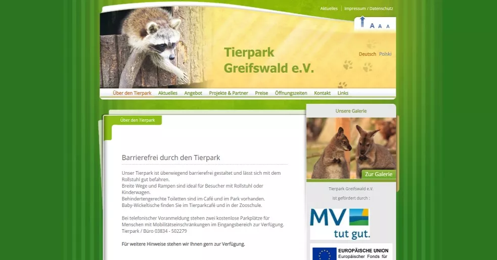 Tierpark Greifswald: Erlebnis für alle Sinne