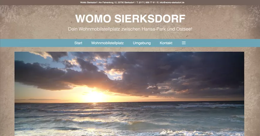WoMo Sierksdorf - Anfahrt | Kontakt | Alle Infos
